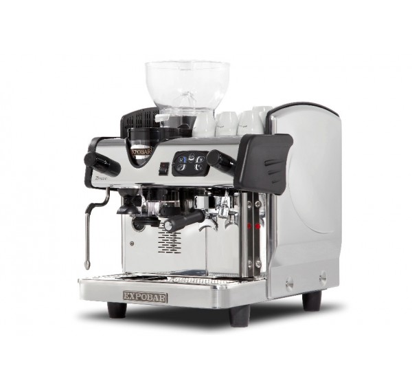 Expobar Zircon egykaros kávégép darálóval - fekete