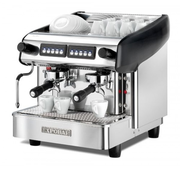 Expobar Megacrem Mini Control kétkaros kávégép daráló nélkül - fekete